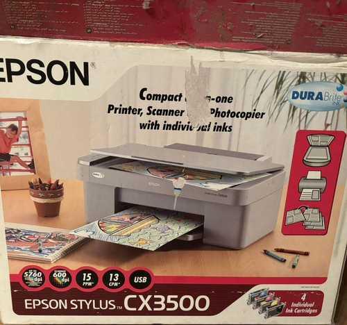 Принтер сканер копир epson cx3500