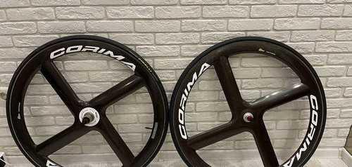 Колеса шоссейные Corima 4 Spoke 47mm Tubular