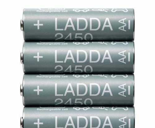Аккамуляторные батарейки ladda ладда IKEA AA AAA