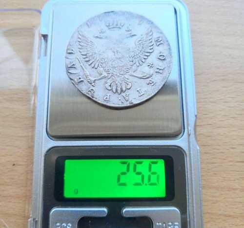 Монета рубль 1749 ммд