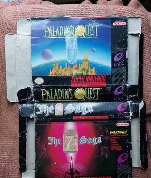 Коробки для игр snes + insert
