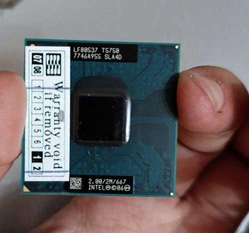 Intel Core 2 Duo T5750 2000MHz Socket P