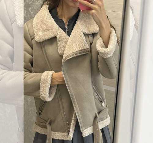 Дублёнка женская zara