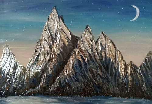 Интерьерная картина "Молчание гор"