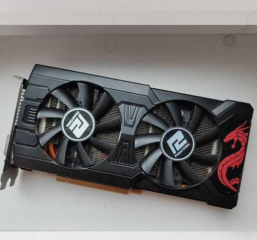 Видеокарта rx570 4gb powercolor reddragon