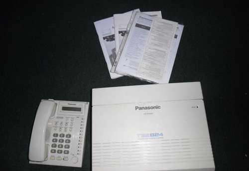 Мини-атс panasonic TES-824 (24*8, + сист. и пр. та