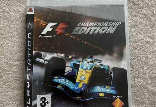 Игра Formula One F1 Championship Edition для ps 3