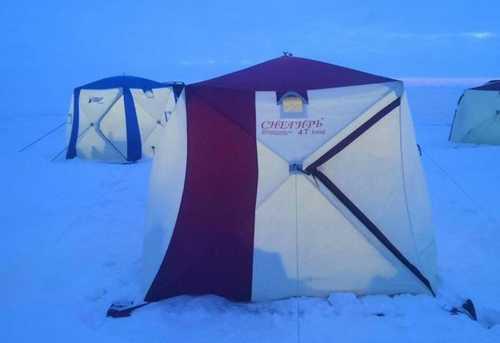 Палатка для зимней рыбалки снегирь 4т long компакт