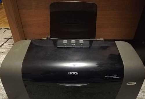 Epson Stylus C67 Photo Edition (принтер цветной)