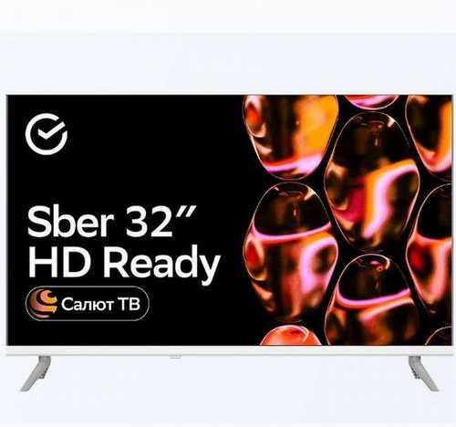 Белый Smart-tv Sber 32" (81 см) новый