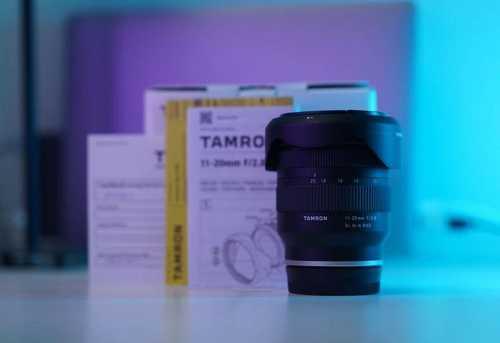 Новый Tamron 11-20mm F/2.8 Di III-A RXD Sony E
