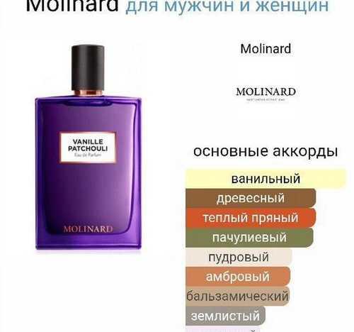 Vanille Patchouli Eau de Parfum Molinard