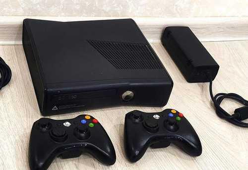 Прошитый FreeBoot Xbox 360Slim 250GB+2 джоя+80 игр