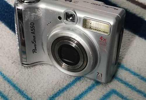 Фотоаппарат Canon PowerShot A550