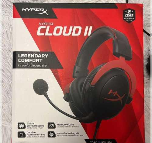 Игровые наушники hyperx cloud 2