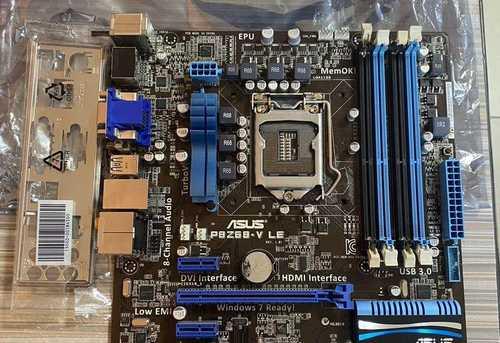 Материнская плата asus B75M-plus LGA 1155 mATX Ret