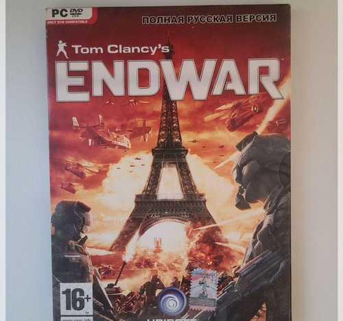 Pc dvd диск с игрой Tom Clancy's Endwar