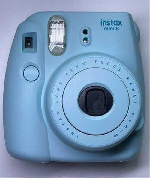 Fujifilm Instax Mini 8 blue (голубой) + картридж