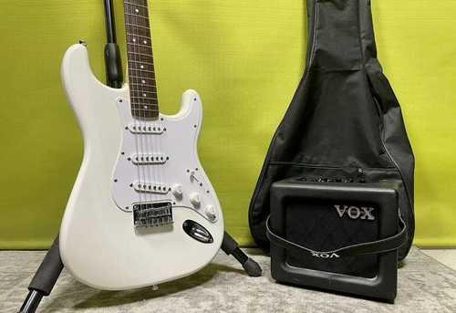 Электрогитара Fender с комбиком VOX