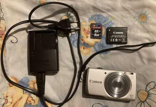 Компактный фотоаппарат canon a3500is