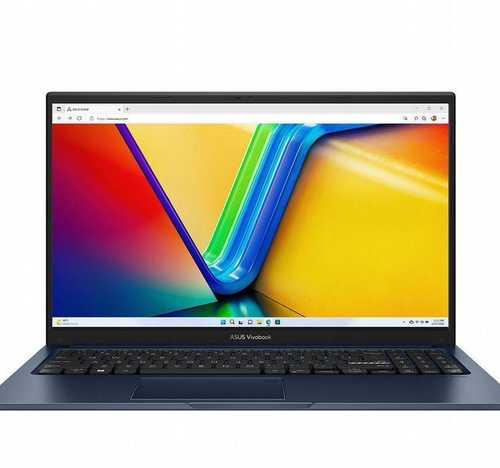 Ноутбук asus Vivobook 15 X1504VA-BQ312 Core i3-1315U/8Gb/SSD256Gb/15.6"/IPS/FHD/NoOS/blue (90NB10J1