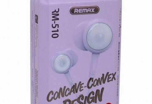 Гарнитура Remax RM-510 Concave-Convex Design белый