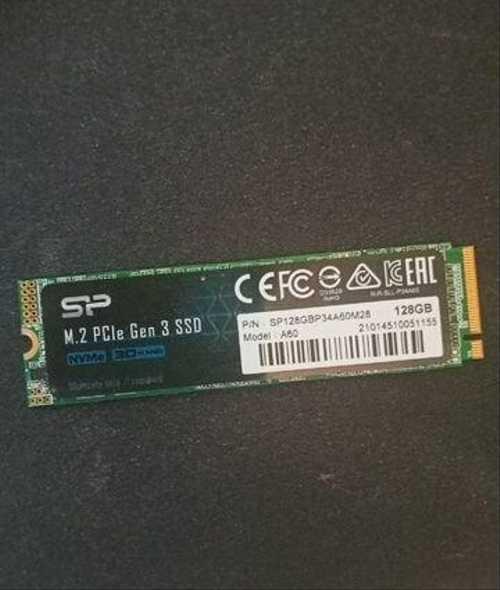 128 гб SSD M.2 накопитель Silicon Power