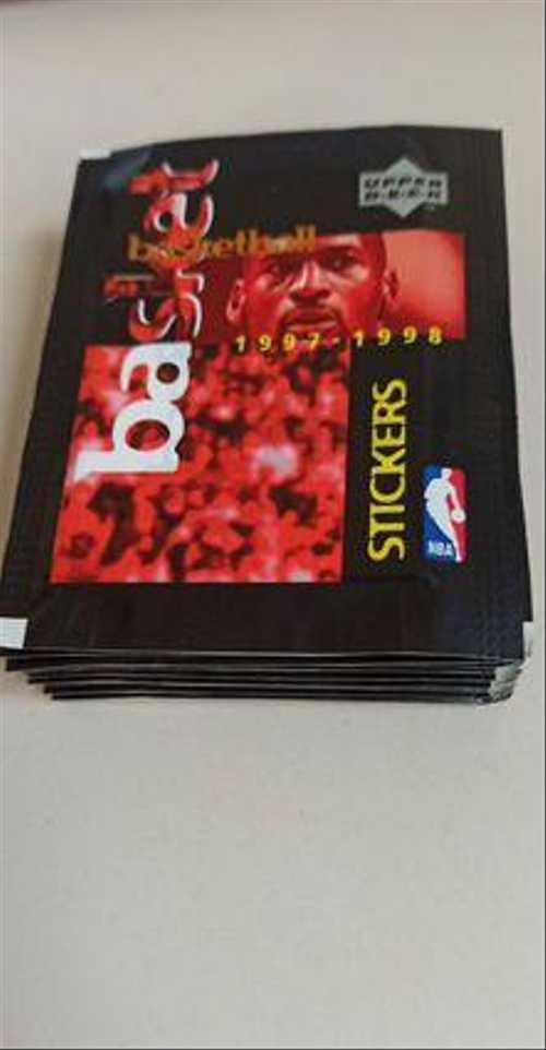 25 пакетиков Upper Deck NBA 1997-1998