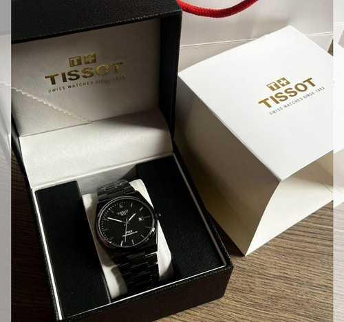 Новые часы Tissot PRX 35mm, кварцевые, черные