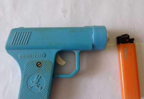 Пистолетный фонарик из СССР. Без батареек
