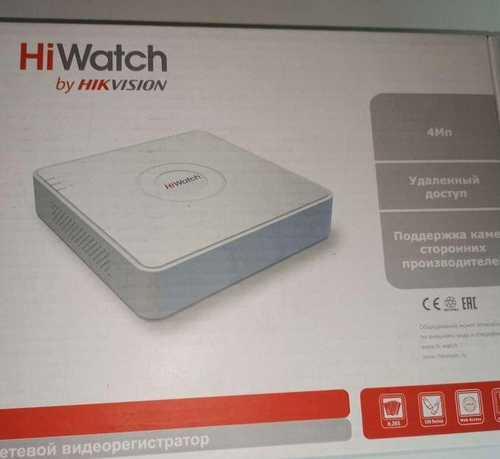 IP видеорегистратор сетивой HiWatch DS-N204 (B)