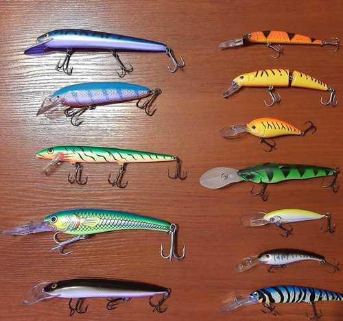 Воблеры Nils Master, Rapala, Strike Pro