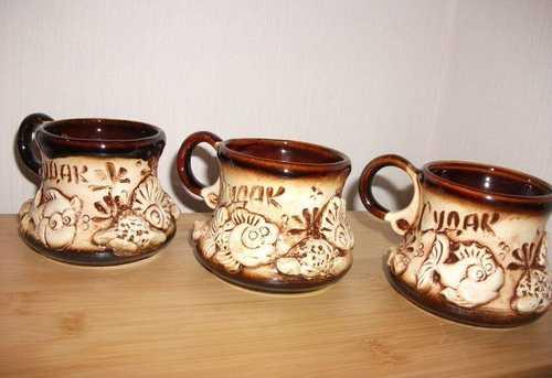 Кофейные чашки «Судак», керамика, СССР