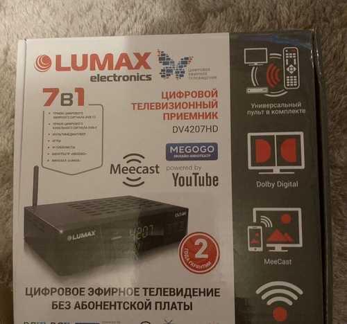 Тв приставка Lumax DV4207H