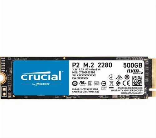 Твердотельный накопитель Crucial P2 SSD 500GB