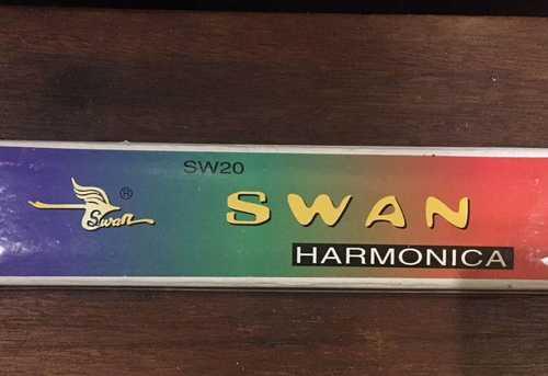 Губная гармошка Swan (тремоло)