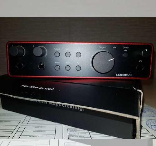 Звуковая карта focusrite scarlett 2i2 4rd gen