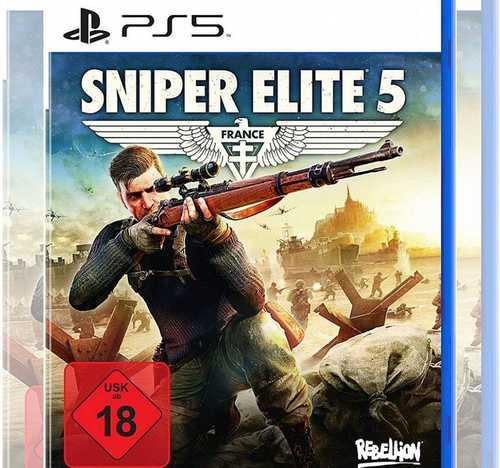 Игра Sniper Elite 5 (PS5) б/у, Полностью Русский