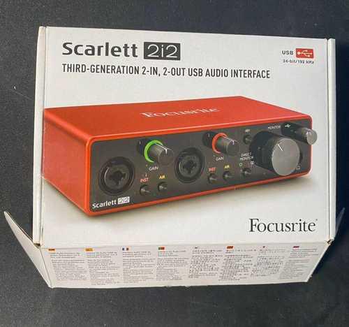 Звуковая карта Focusrite Scarlett 2i2 3rd Gen