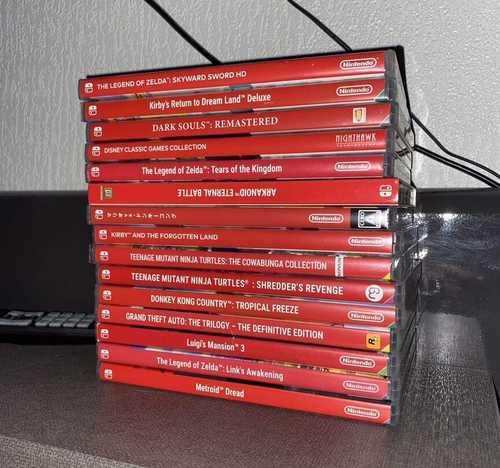 Картриджи nintendo switch