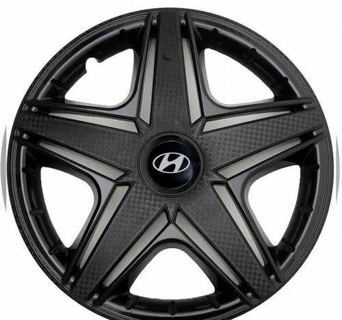 Колпаки r15 CW NHL черный Hyundai black р15 4шт