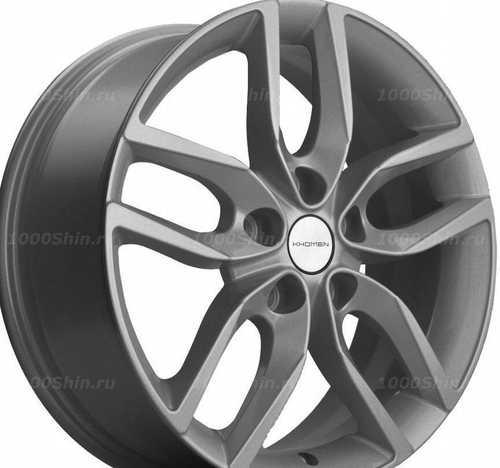 Диск 6,5*17 5*108 ET33 60,1 Khomen Wheels KHW1708 F-Silver (Chery Tiggo 7pro)