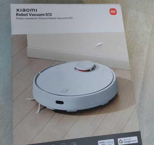 Робот пылесос Xiaomi Robot Vacuum S12 новый