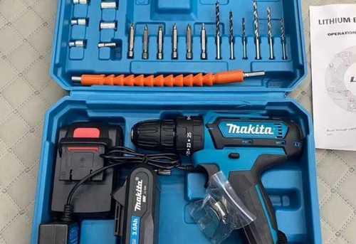 Аккумуляторный шуруповерт makita 12v