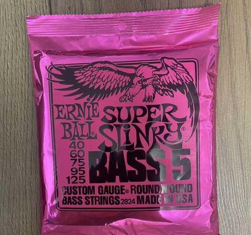 Струны ernie ball 2824 super slinky