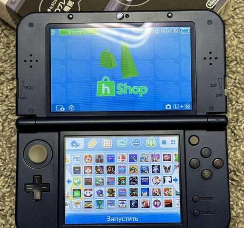 Прошитая New Nintendo 3DS XL Metallic Blue IPS