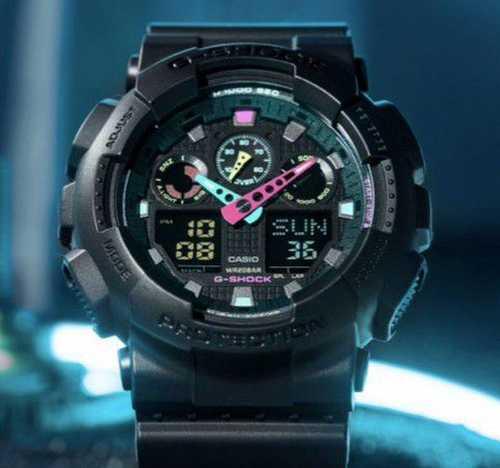 Мужские наручные часы casio g shock GA-100MF-1AJF