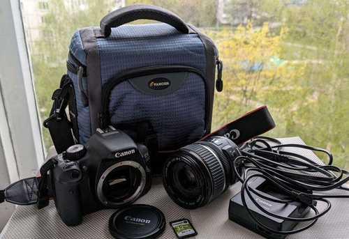 Зеркальный фотоаппарат Canon EOS 550D 18-55 kit