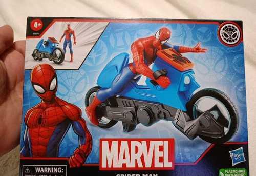 Фигурка Hasbro Spider-man на мотоцикле F50745L0