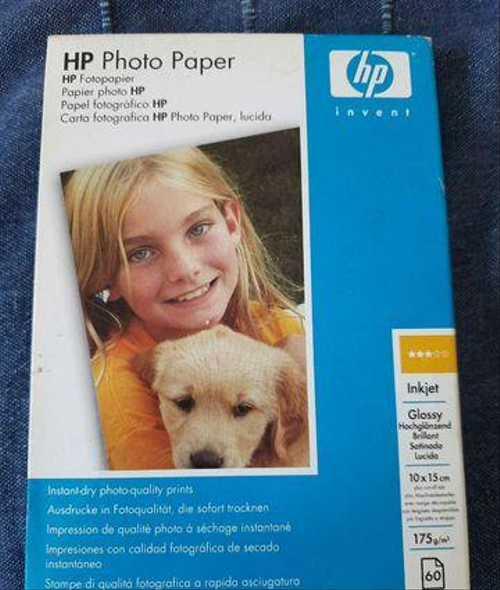 Фотобумага hp А6 глянец